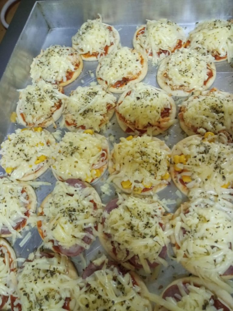 Mini pizza congelada massa de arroz (sem glutem) pct. com 4, MILHO ...